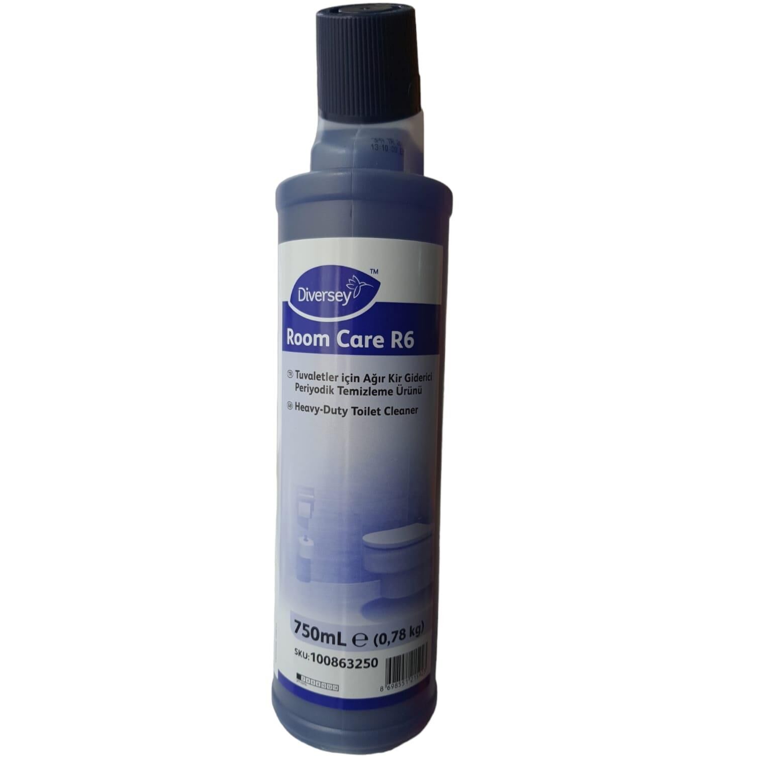 DİVERSEY 750 ML ROOM CARE R6 TUVALETLER İÇİN AĞIR KİR GİDERİCİ ...